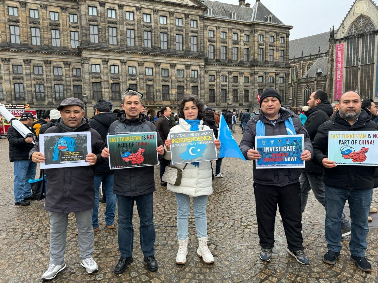 Commemorating the 27th anniversary of the Ghulja massacre in Nederland ...